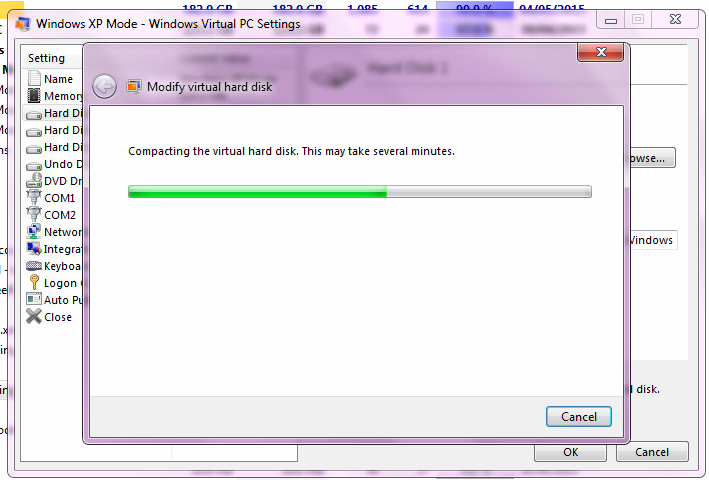 Compacting VHD – Cannot Display